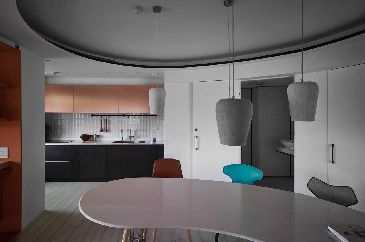 Photo 4 of 20 in A Colorful Apartment Inspired by Paper Patterns Used ...