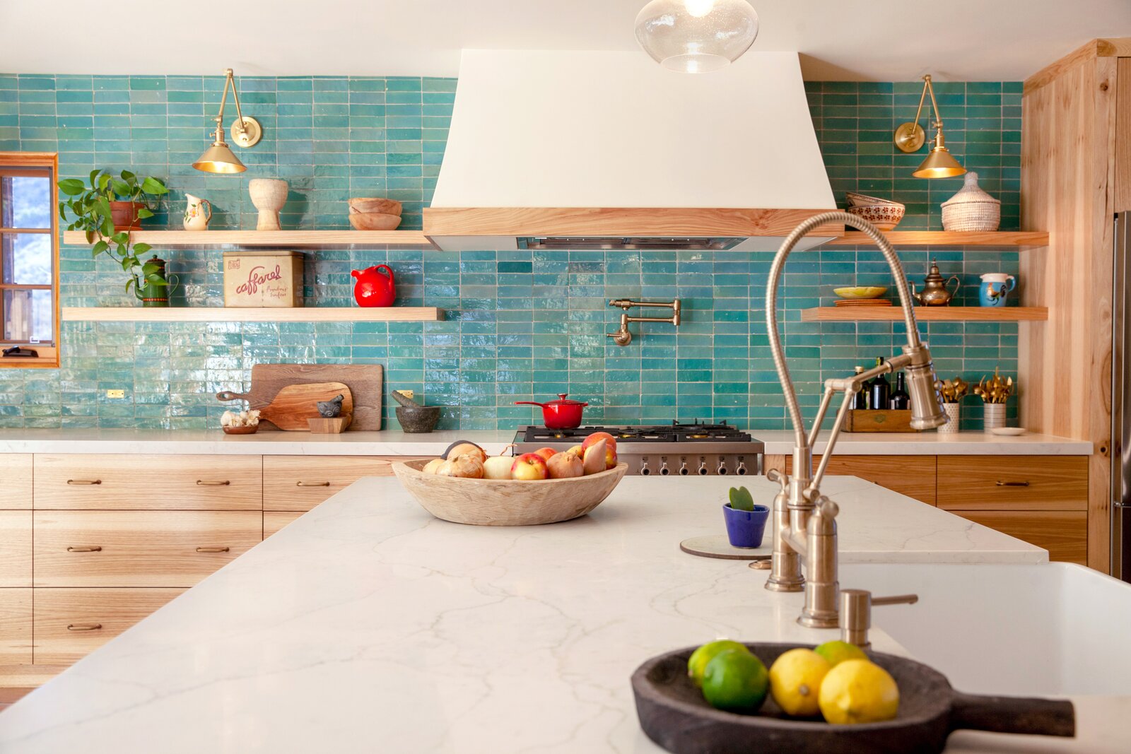 Photo 8 of 11 in A Bright and Joyful Topanga Canyon Kitchen Redesign by ...