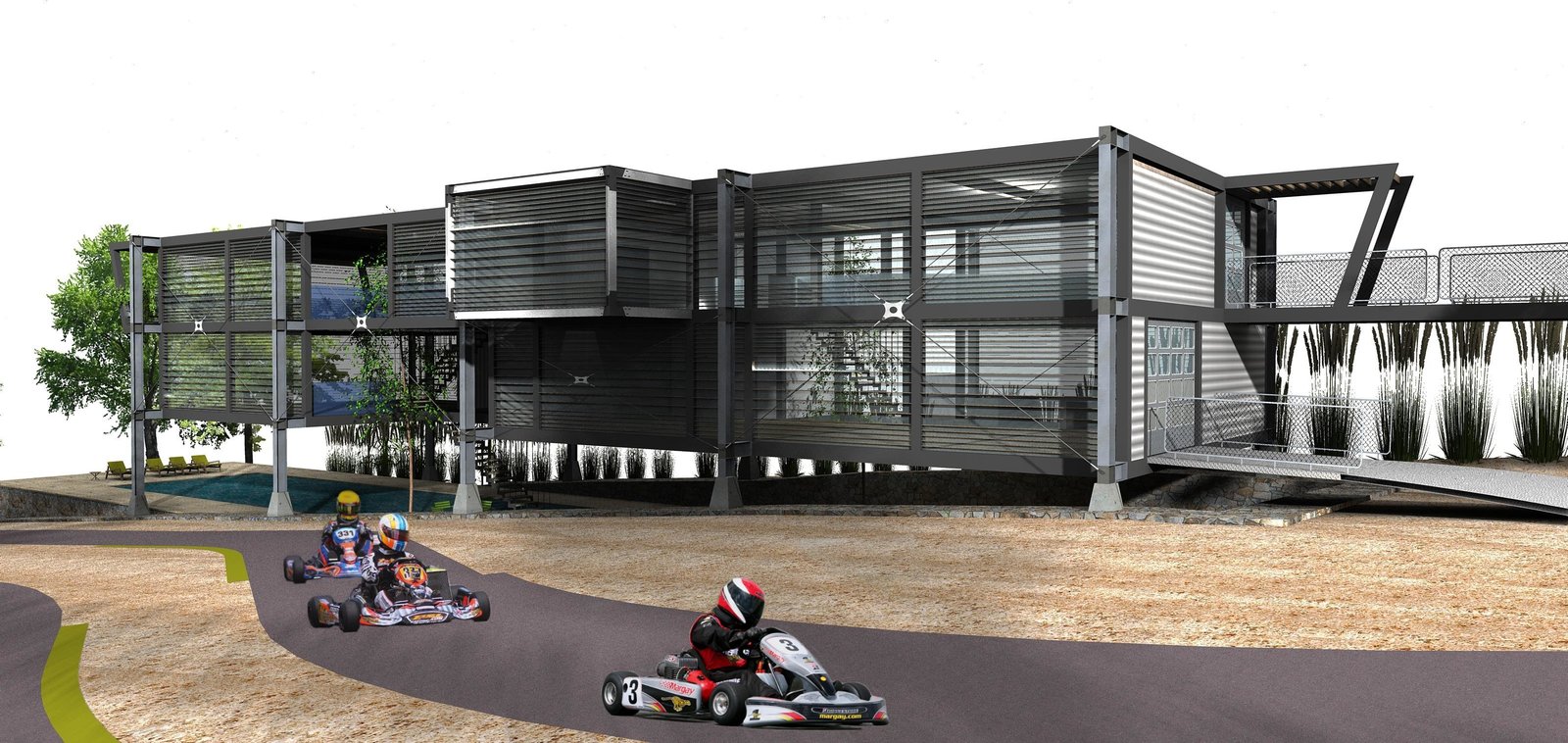 RACER'S HOME posted by SAIF FAISAL design workshop (17 Photos) - Dwell