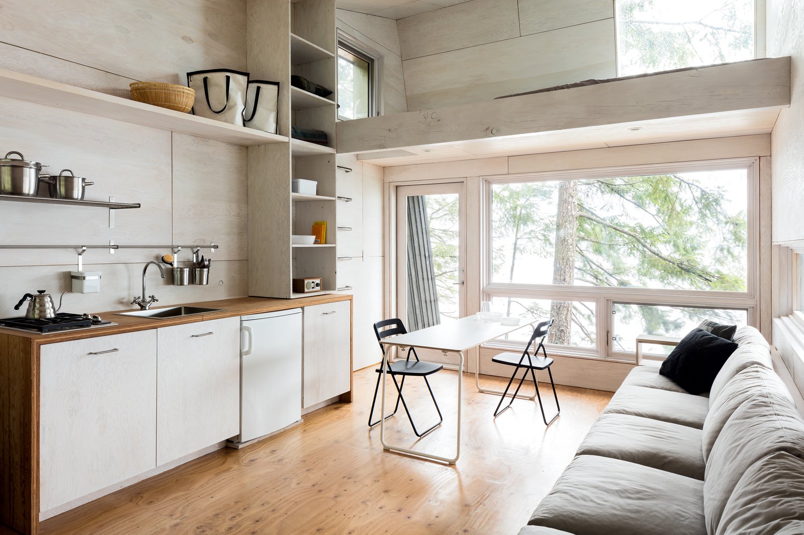 Photo 2 of 6 in An Angled Cabin in British Columbia Makes an Ideal ...