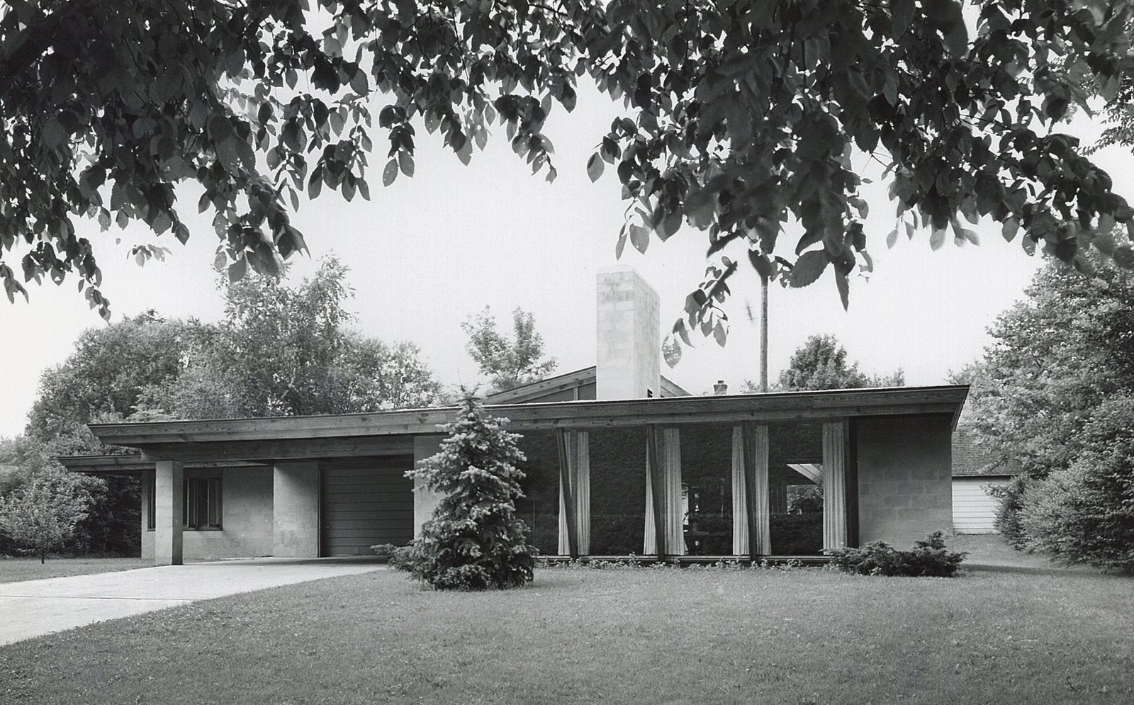 Photo 2 of 7 in The Millard F. Saxton Residence by Alden B. Dow by ...