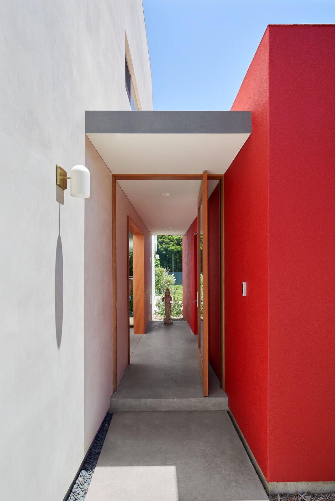 Photo 4 of 16 in A Bright Red ADU Anchors a Lot on L.A.’s Westside from ...