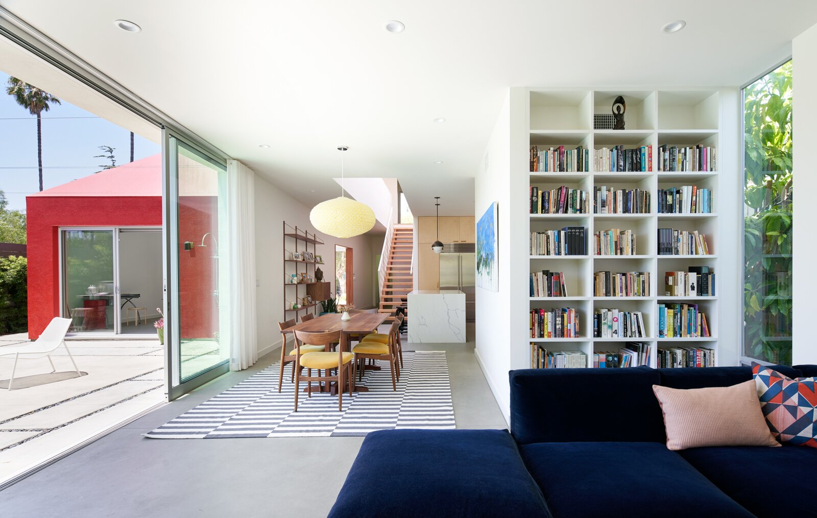 Photo 5 of 16 in A Bright Red ADU Anchors a Lot on L.A.’s Westside from ...