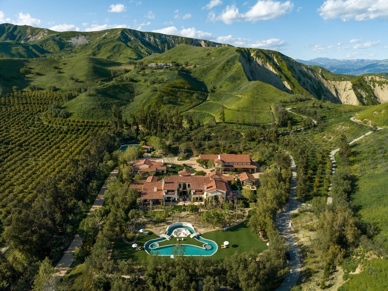 Photo 1 of 35 in A $25 Million Spanish Colonial Masterpiece on 22 Lush ...