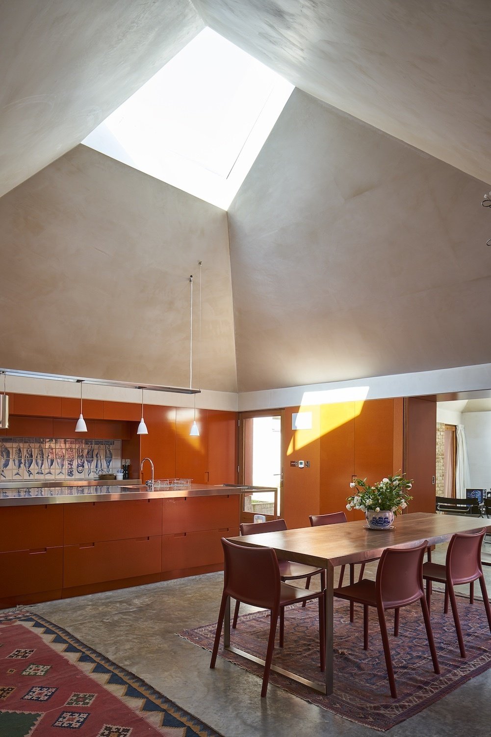 Photo 3 of 10 in Red Tin House That Makes the Most of Space and Light ...