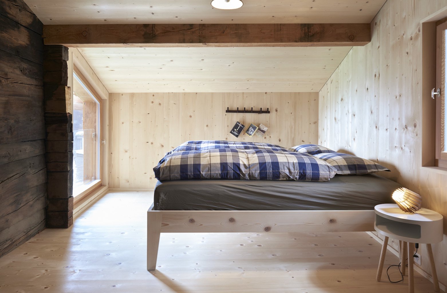 Photo 5 of 13 in A Renovated Pagan House in the Swiss Alps Puts Guests ...