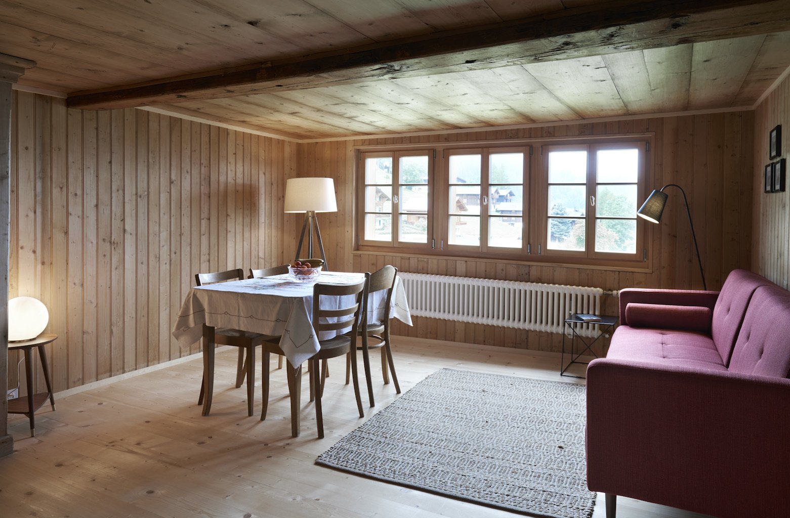 Photo 6 of 13 in A Renovated Pagan House in the Swiss Alps Puts Guests ...