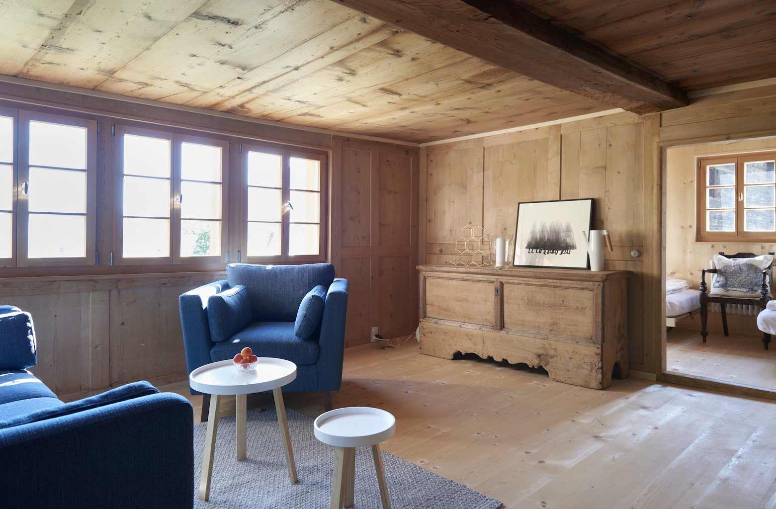 Photo 10 of 13 in A Renovated Pagan House in the Swiss Alps Puts Guests ...