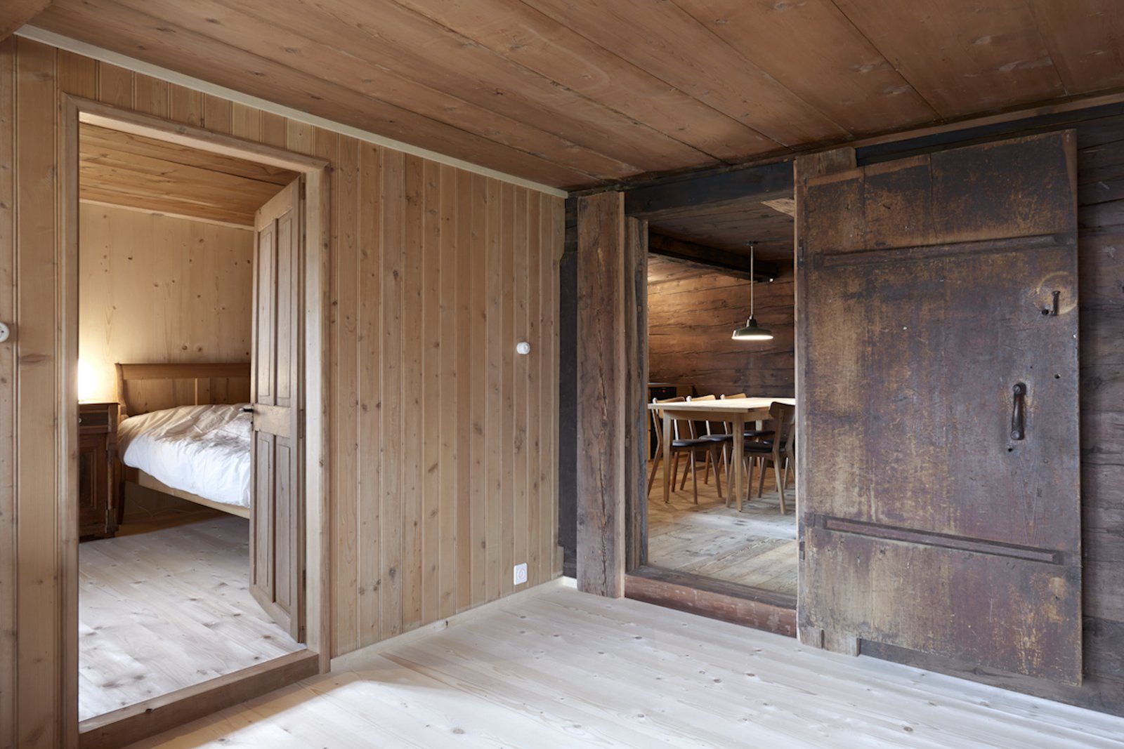 Photo 11 of 13 in A Renovated Pagan House in the Swiss Alps Puts Guests ...