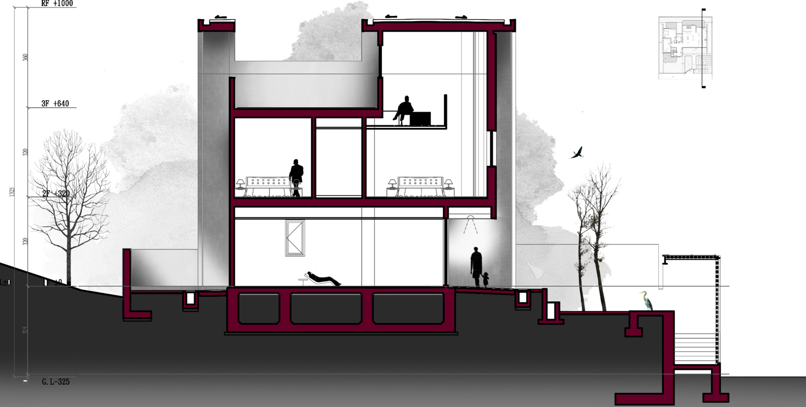 Photo 15 of 15 in A Serpentine Wall in This Taiwanese Home Divides ...