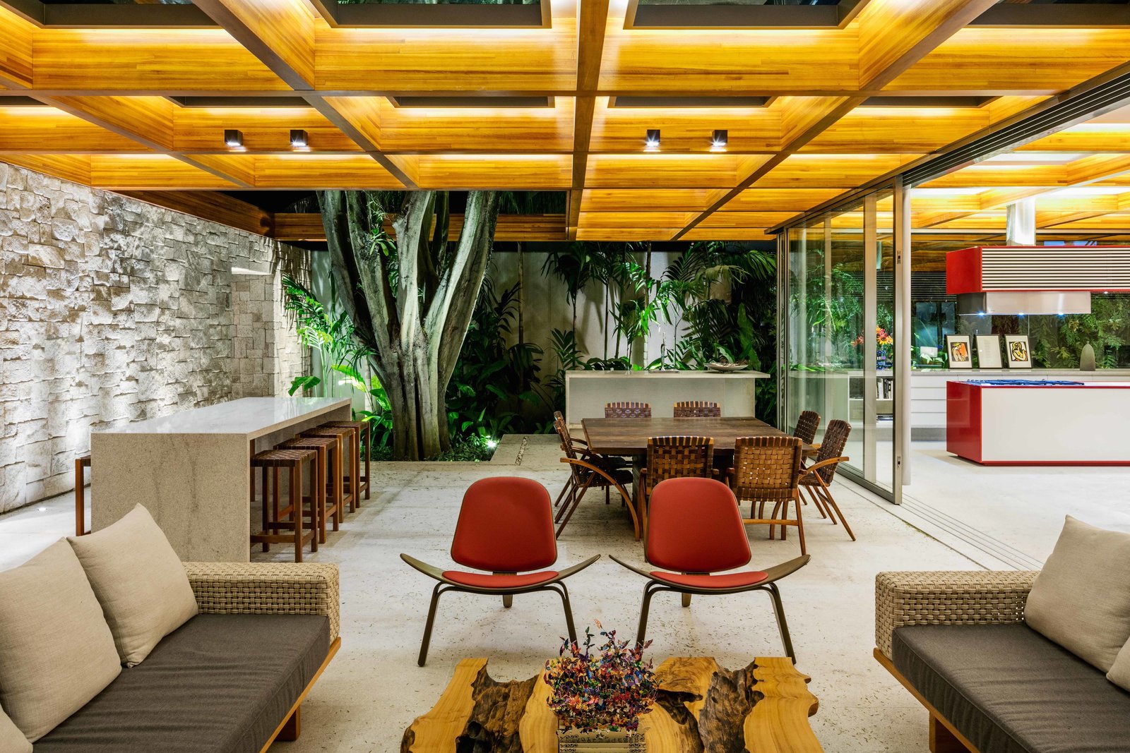 Photo 6 of 11 in This Brilliant Brazilian Abode Was Designed Around an ...