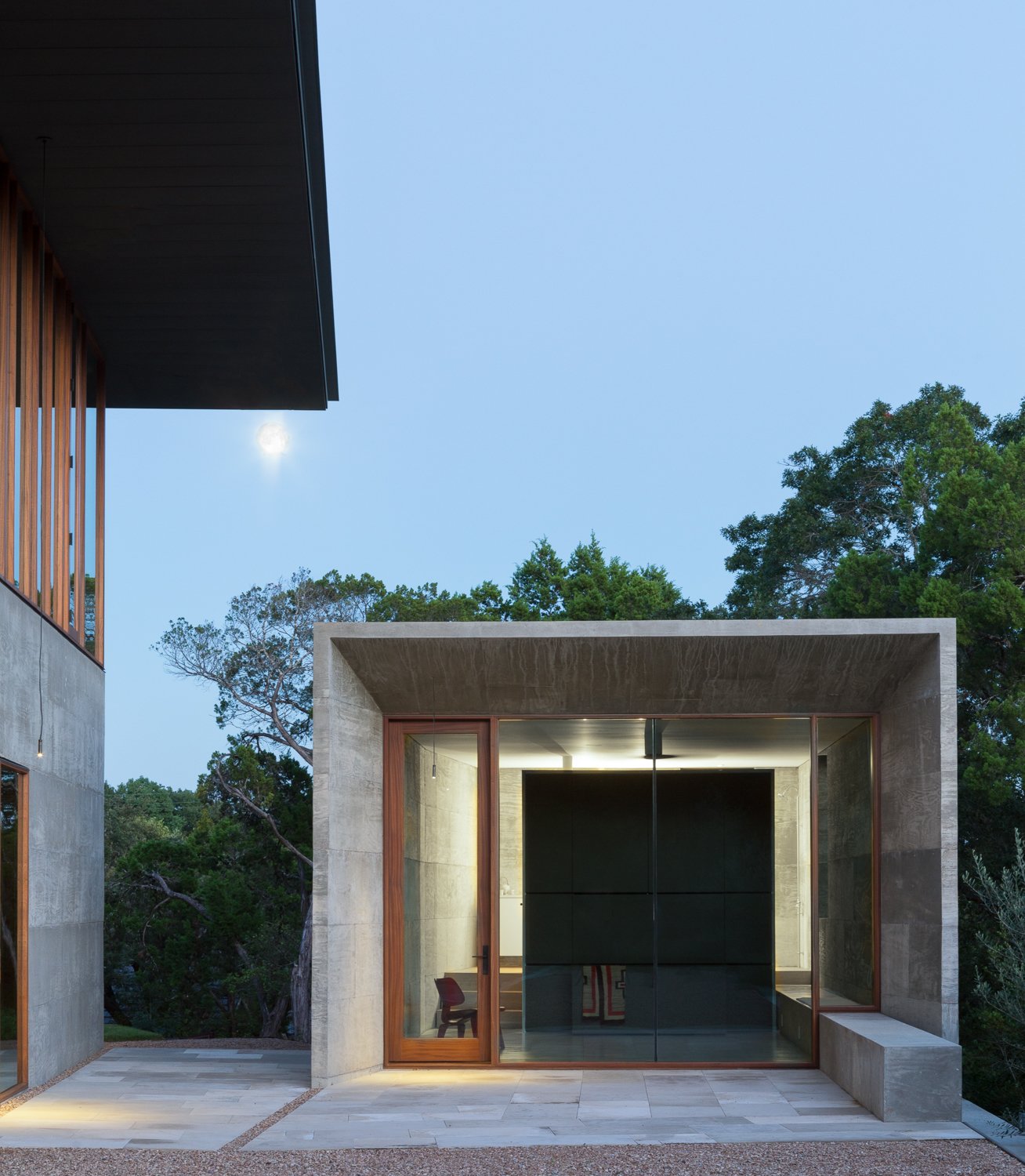 Photo 12 of 14 in A Dramatic Roof and Board-Formed Concrete Keep This ...