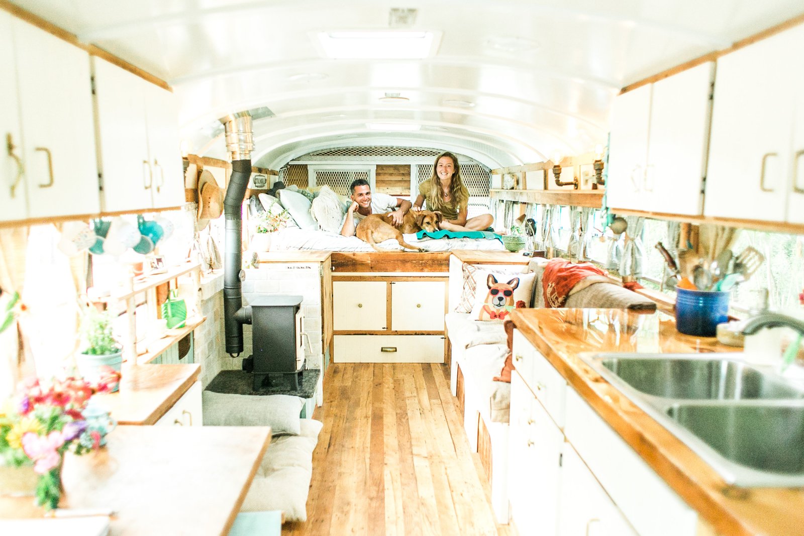 Budget Breakdown: A Prison Bus Becomes a Couple’s First Home For $26K ...