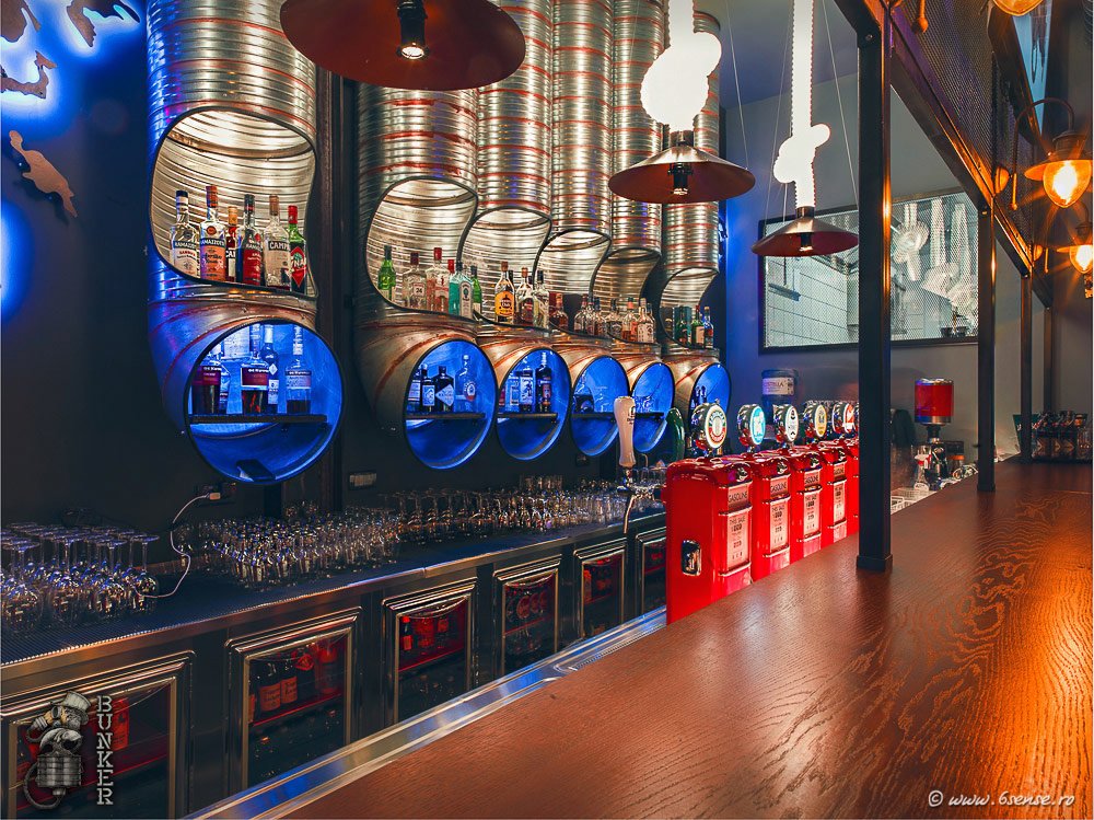 Photo 7 of 37 in BUNKER, Post-apocalyptic themed bar - Dwell