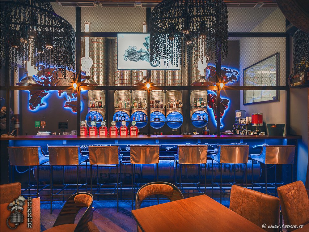 Photo 6 of 37 in BUNKER, Post-apocalyptic themed bar - Dwell