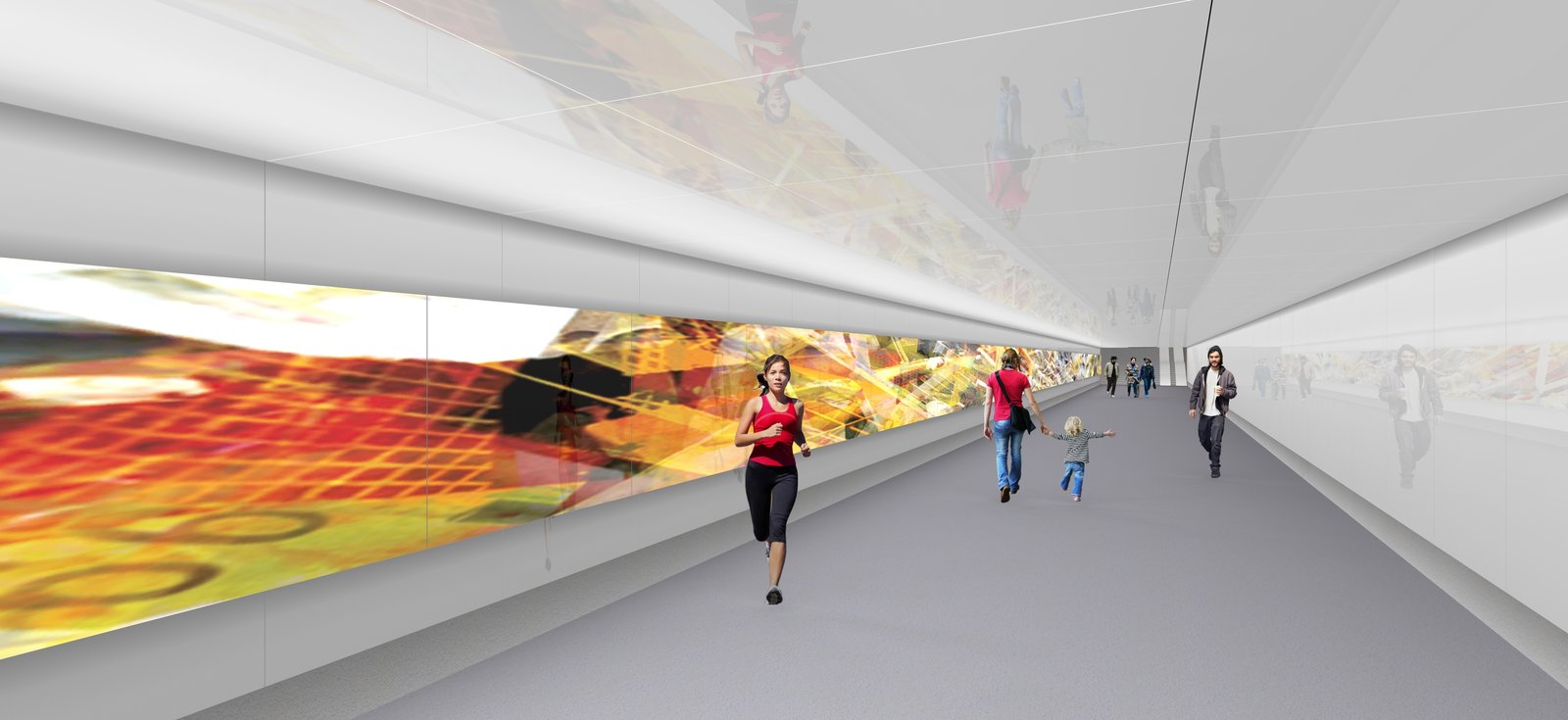 Photo 5 of 5 in pedestrian passages - public art - Dwell