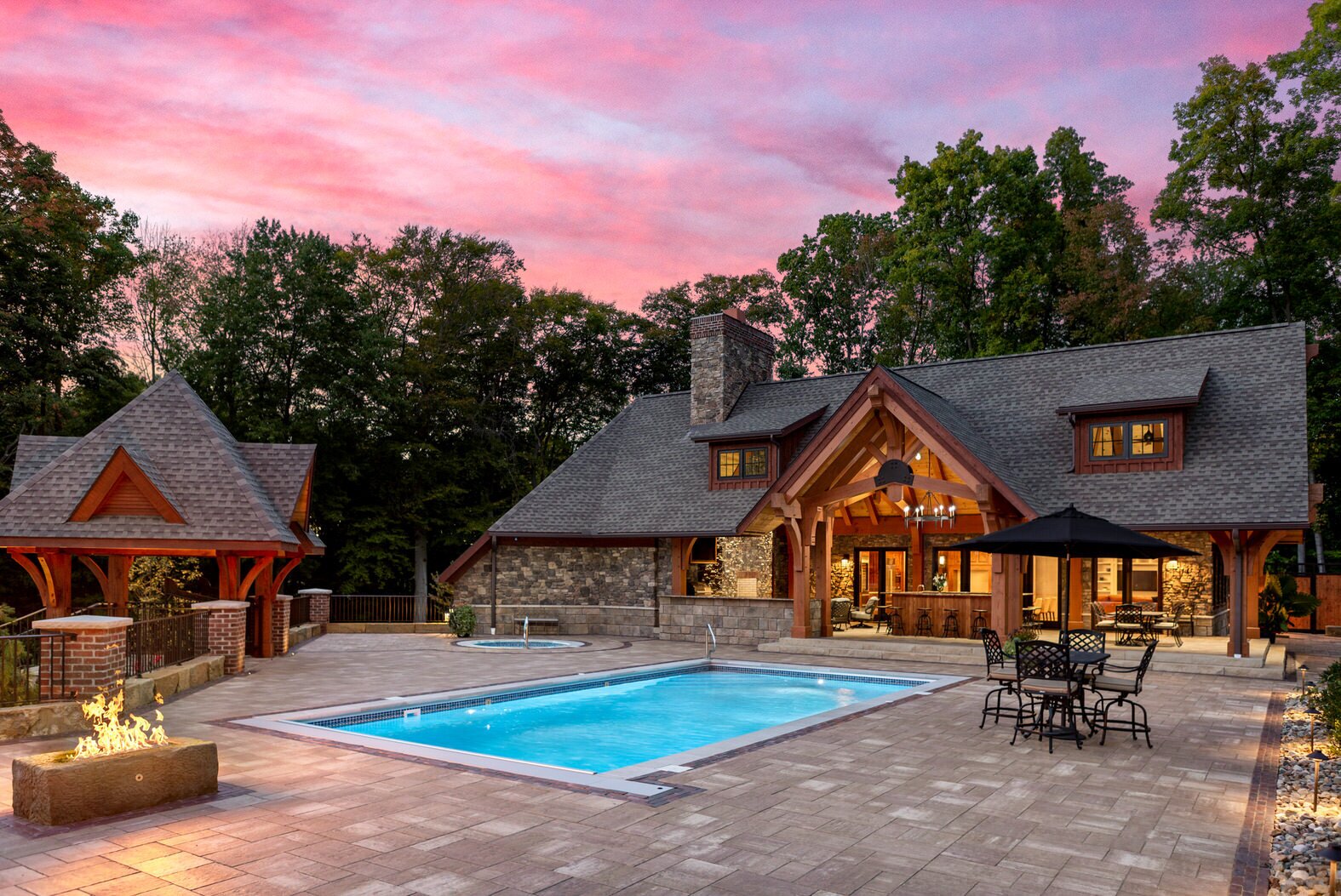 Photo 1 of 22 in THE POOL HOUSE PLUS GUEST HOUSE by OakBridge Timber ...