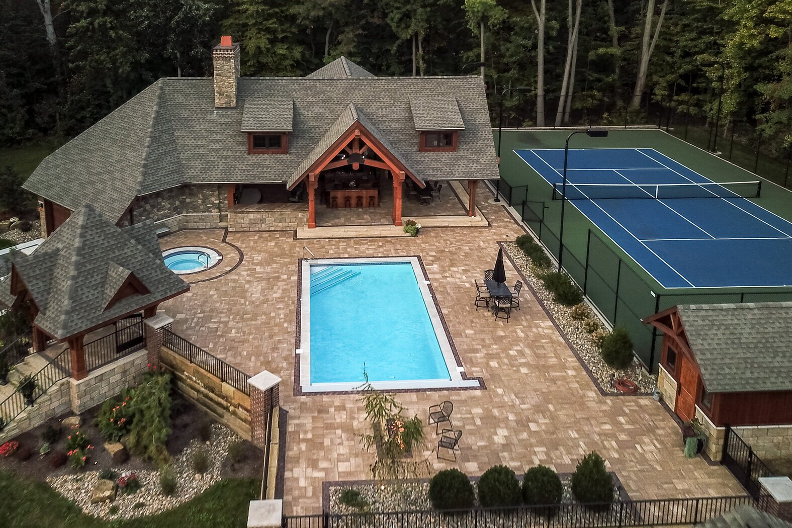 Photo 1 of 22 in THE POOL HOUSE PLUS GUEST HOUSE by OakBridge Timber ...