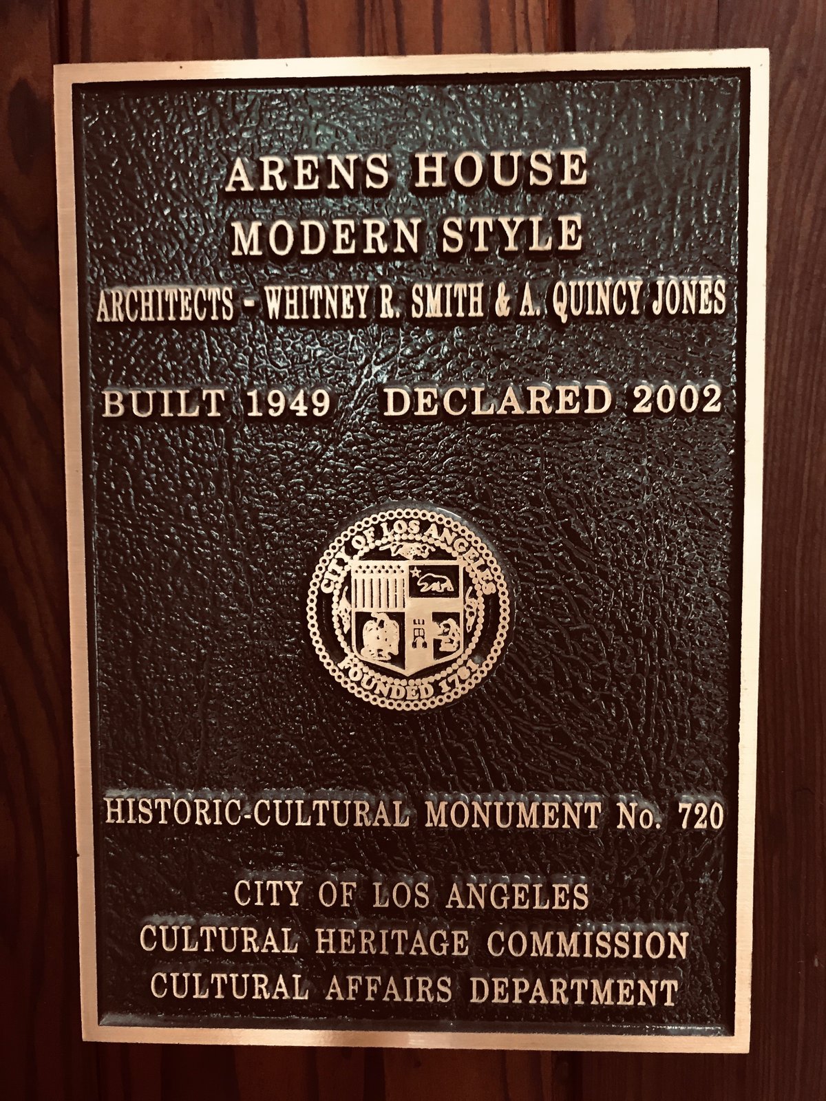 Photo 1 of 32 in A. Quincy Jones | The Richard & Helen Arens House ...