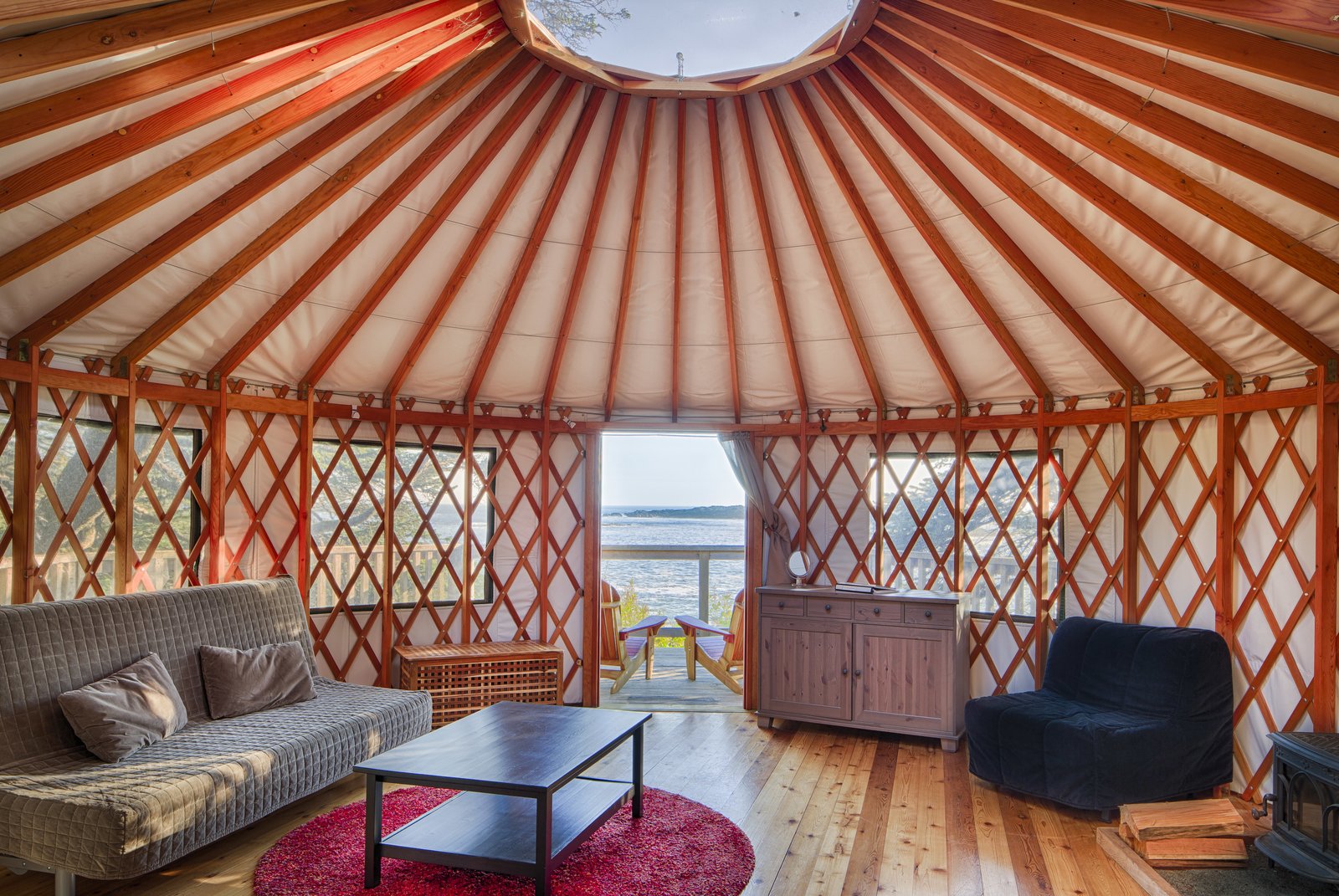 Photo 7 of 10 in 9 Yurt Vacation Rentals For the Modern Alternative ...
