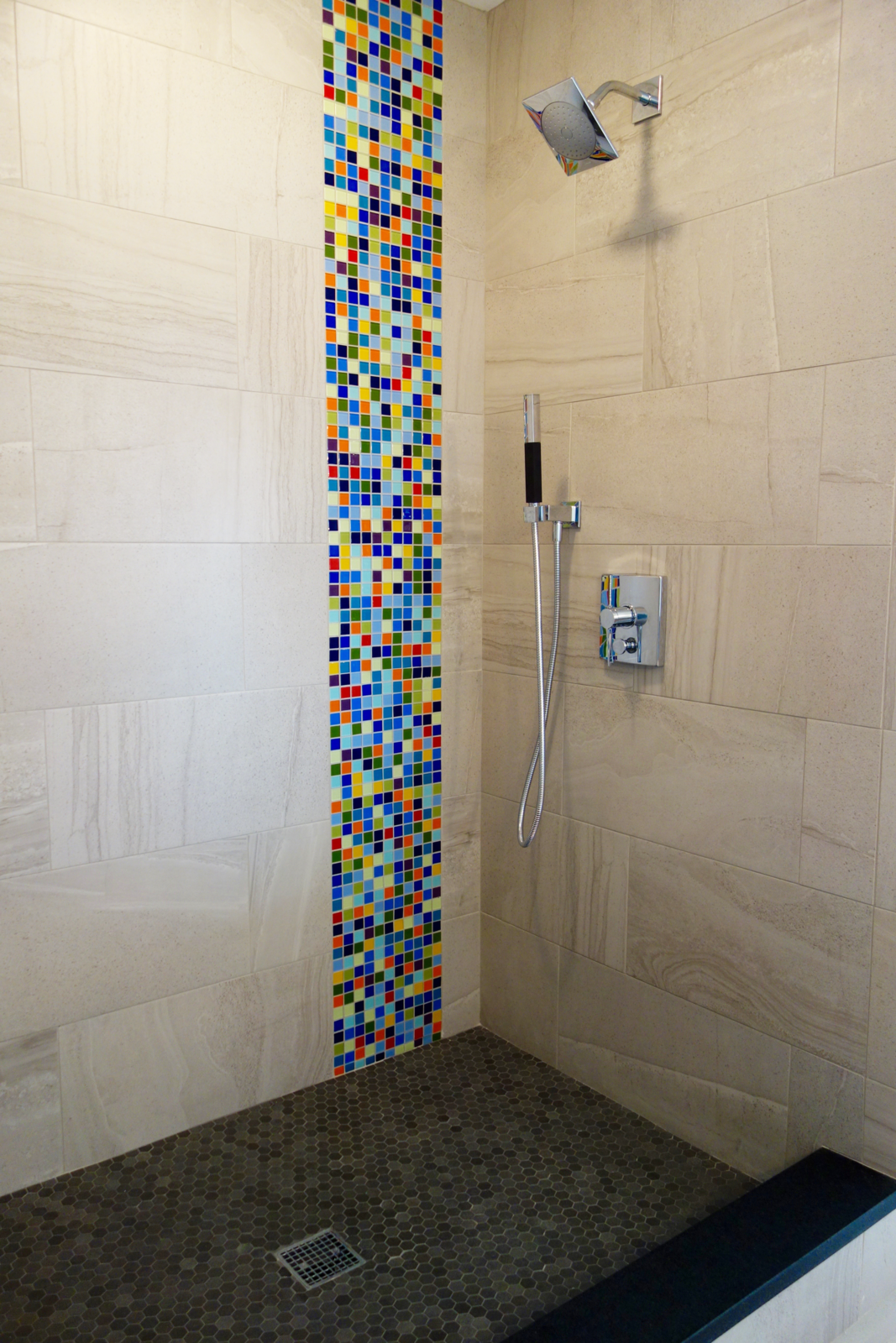 Massachusetts Residence: Colorful Shower Accent (8 Photos) - Dwell