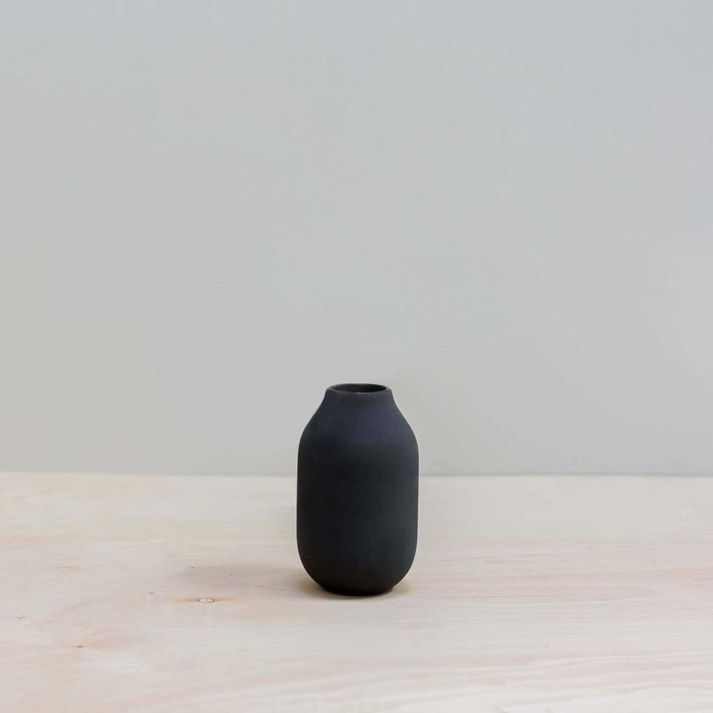Photo 1 of 1 in The Citizenry Black Engobe Vase - Short - Dwell