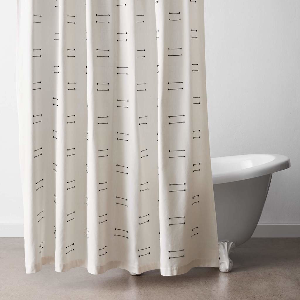 The Citizenry Chilka Shower Curtain by The Citizenry - Dwell