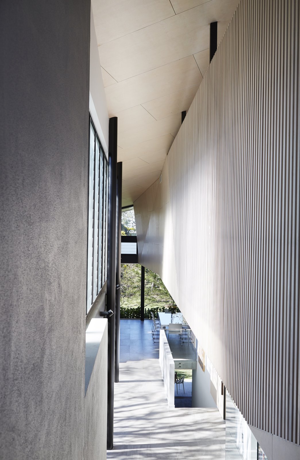 Photo 9 of 12 in An Edgy Slatted Facade Conceals a Striking Indoor ...