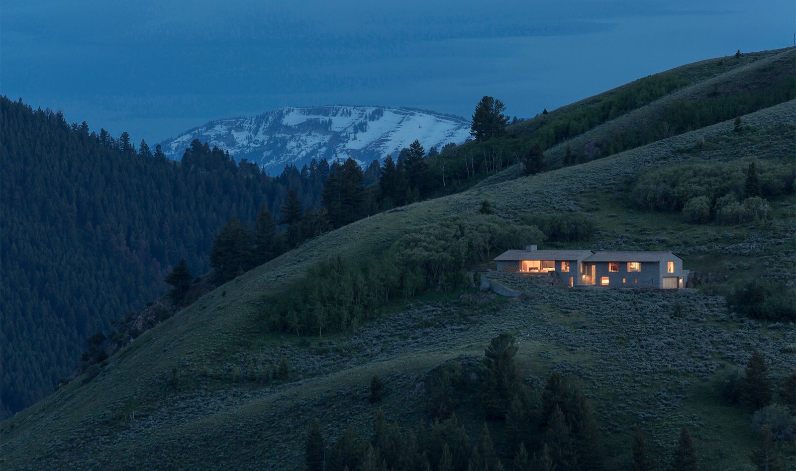 Photo 11 of 11 in This Modern Stone Cabin Looks Like It Belongs in ...