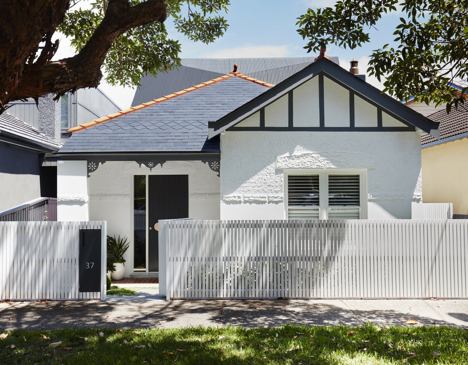 Photo 2 of 13 in A Sleek, Two-Story Addition Hides Behind a Traditional ...