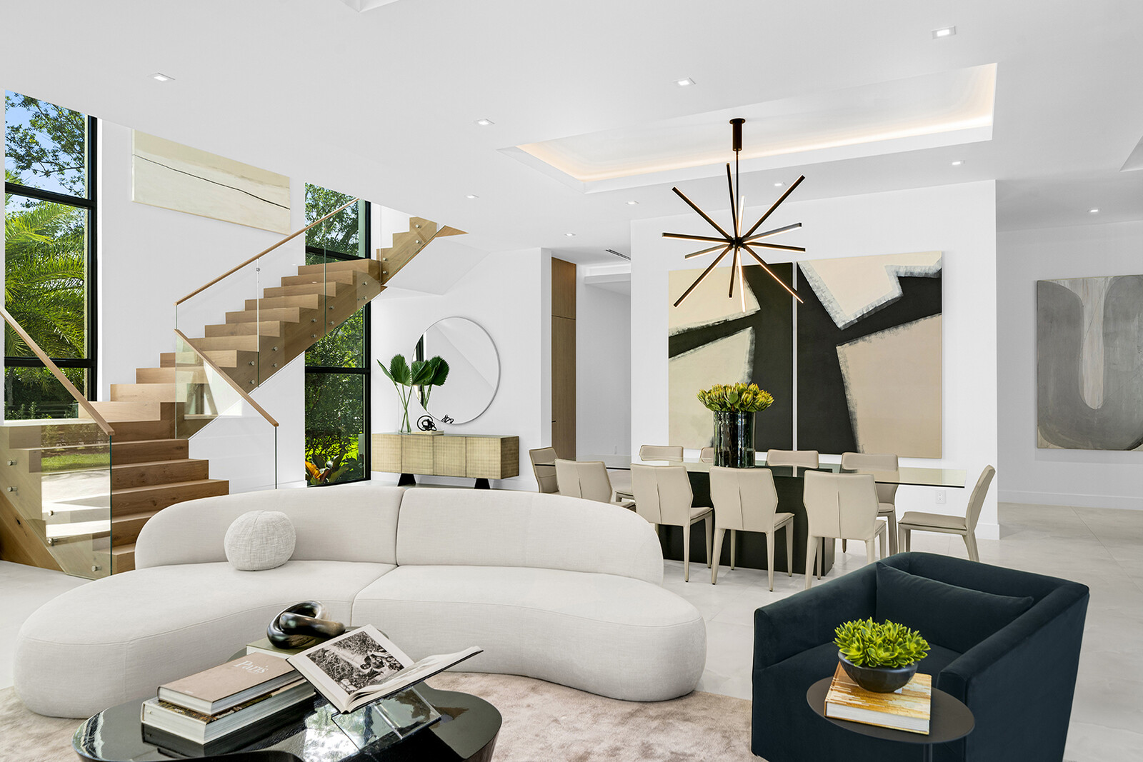 Photo 4 of 8 in With Palm Trees and a Pool, This $9.5M Pinecrest Home ...