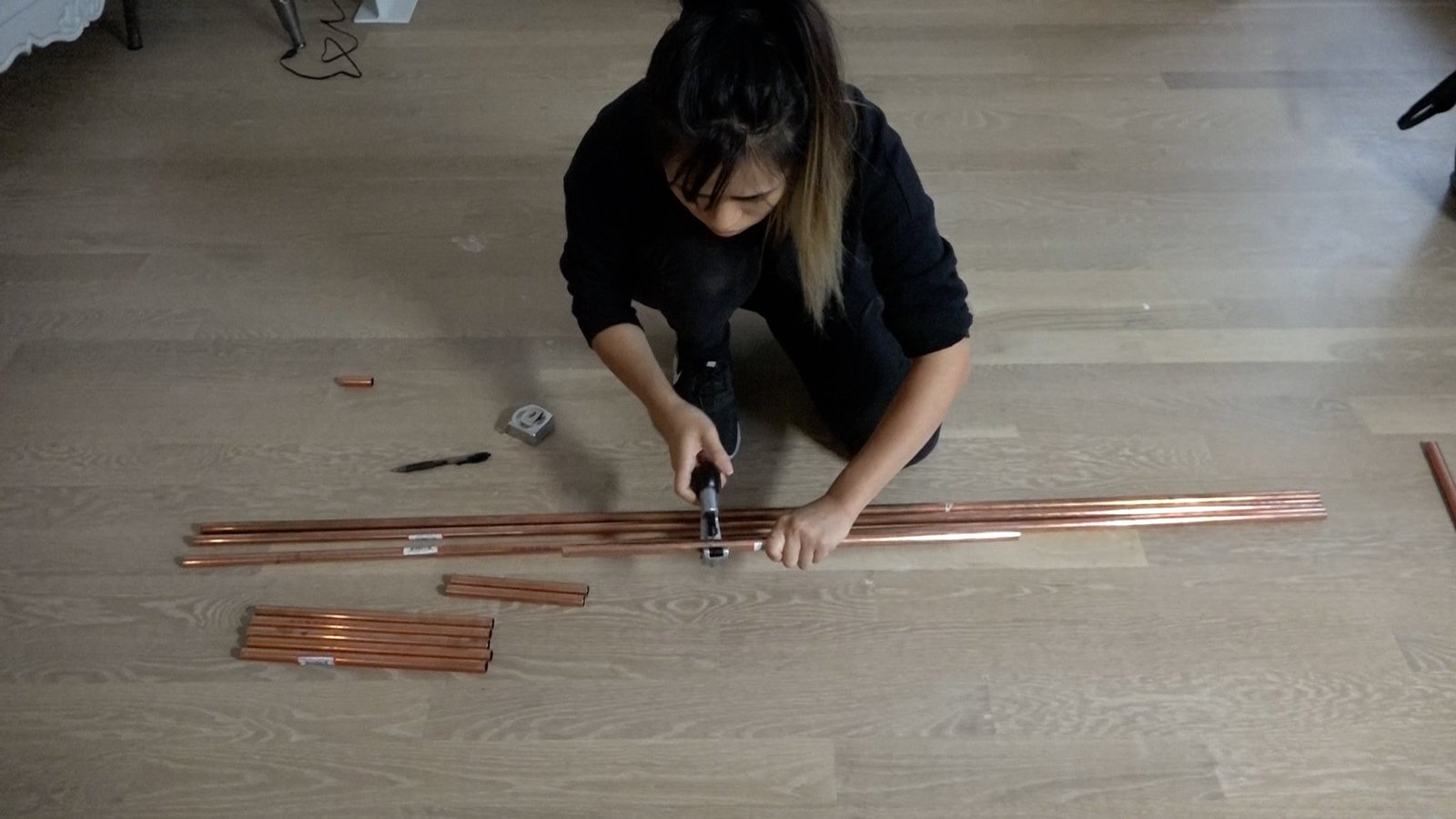 Photo 2 of 15 in Dwell Made Presents: DIY Mini Copper Desk With Leather ...