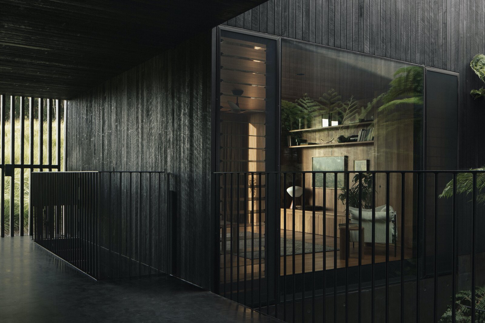 Photo 5 of 9 in This Jet-Black Home in Australia Keeps Its Cool in More ...