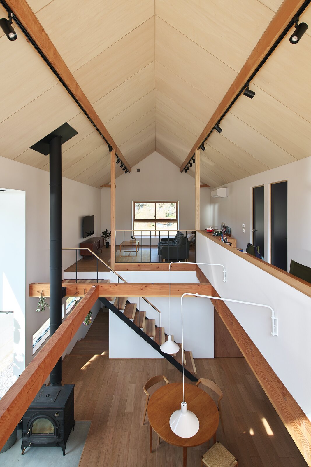 Photo 11 of 20 in This Luminous Family Home in Japan Has a Cozy, Timber ...