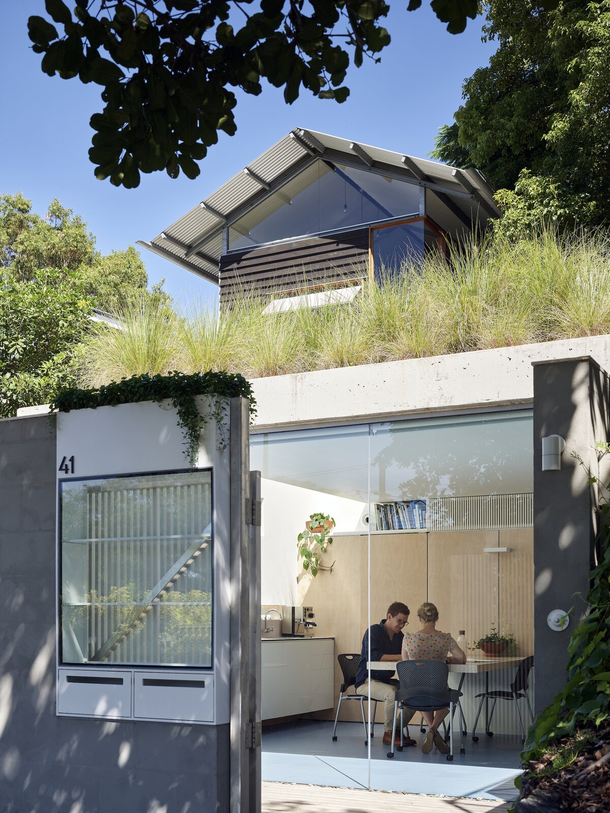 Photo 3 of 13 in An Architect Builds a Bunker-Esque Workspace That’s ...