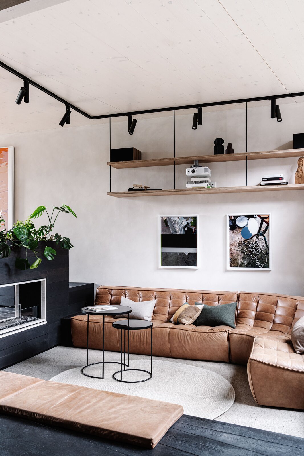 Photo 7 of 29 in A Striking Black Residence Energizes a Neglected Lot ...