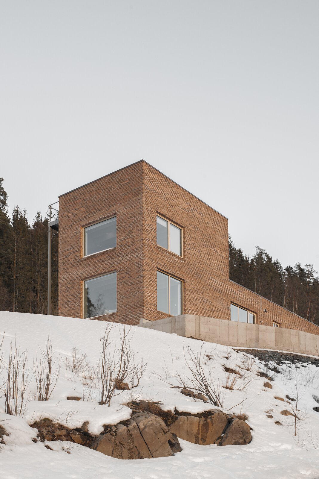 Photo 3 of 13 in In Norway, a Brick Home With an Institutional Feel Is ...