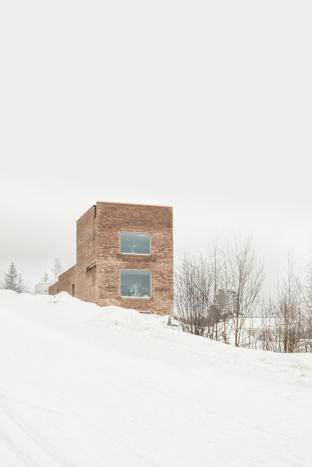 Photo 2 of 13 in In Norway, a Brick Home With an Institutional Feel Is ...