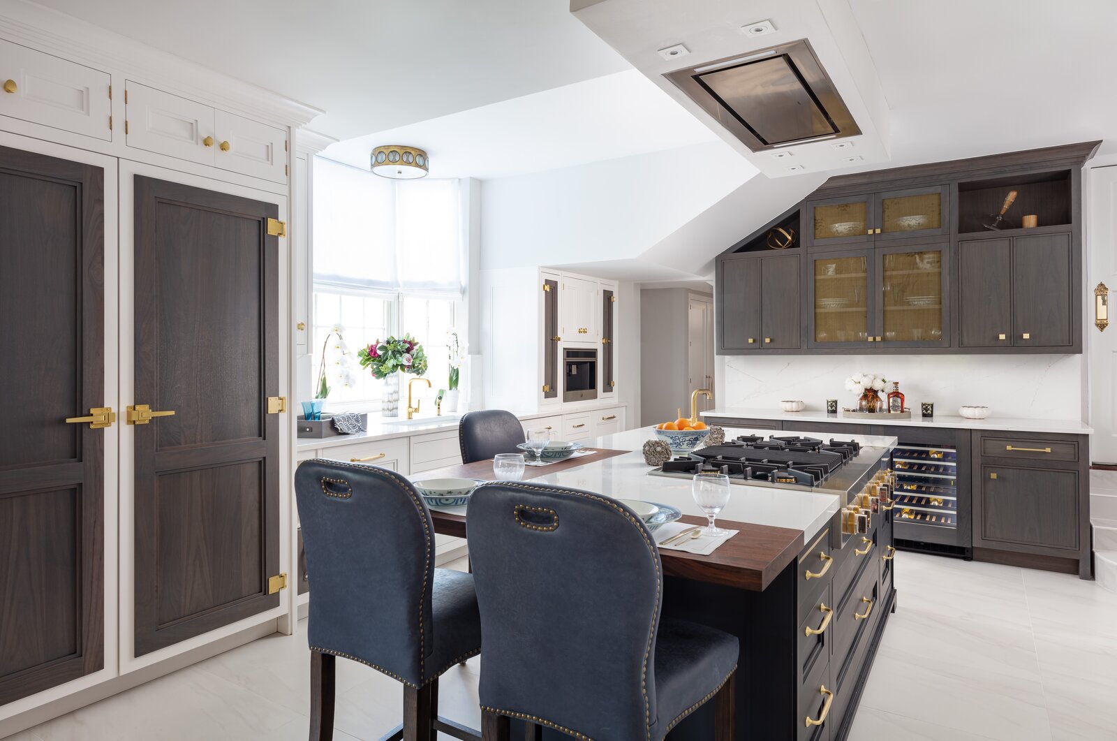 Photo 1 of 11 in Classic Meridian Kitchen with a Twist by Kendis ...