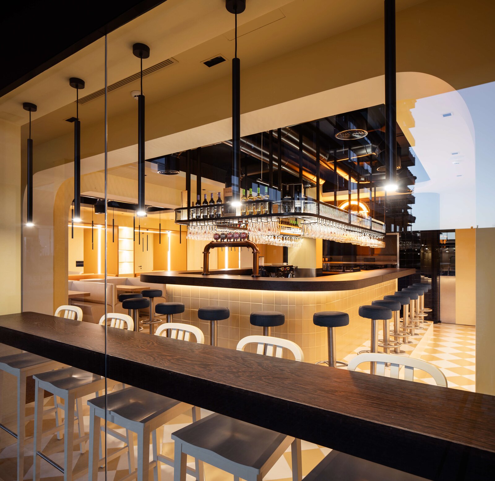 Photo 1 of 60 in RM RESTAURANT&SNACK BAR by ESQVTA | interior design ...
