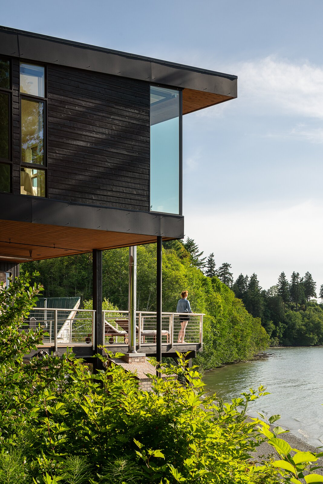 Photo 1 of 13 in A Waterfront Home in Washington Grows Two Hovering ...