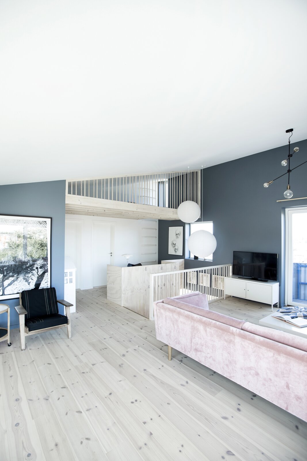 Photo 7 of 14 in A Blue House Clad With Corrugated Steel Blends Into ...