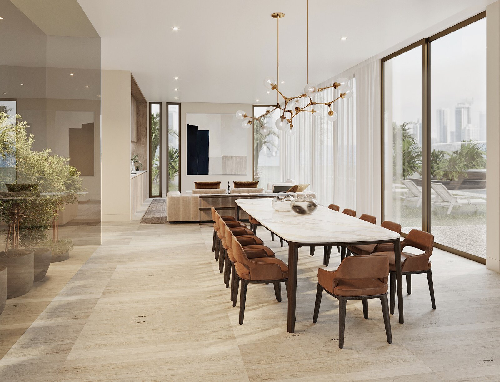 Photo 4 of 7 in Max Strang-Designed Stunner in Miami Beach is a ...