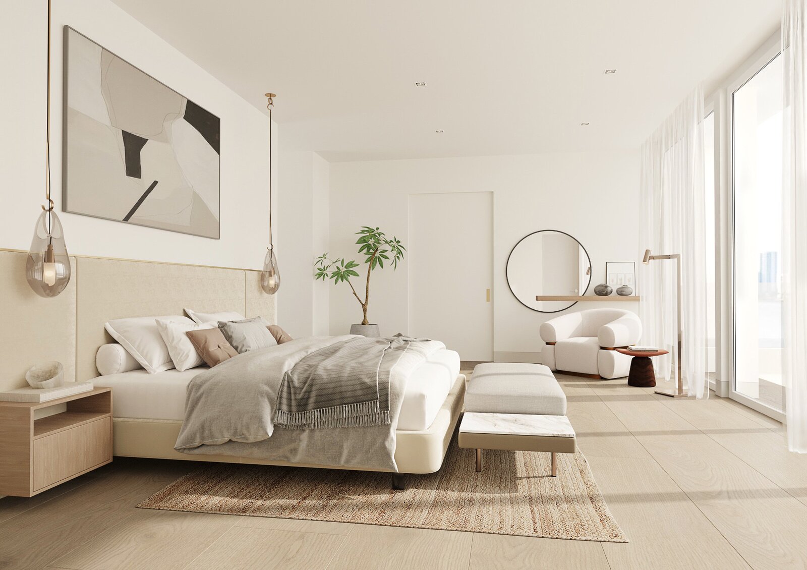 Photo 5 of 7 in Max Strang-Designed Stunner in Miami Beach is a ...