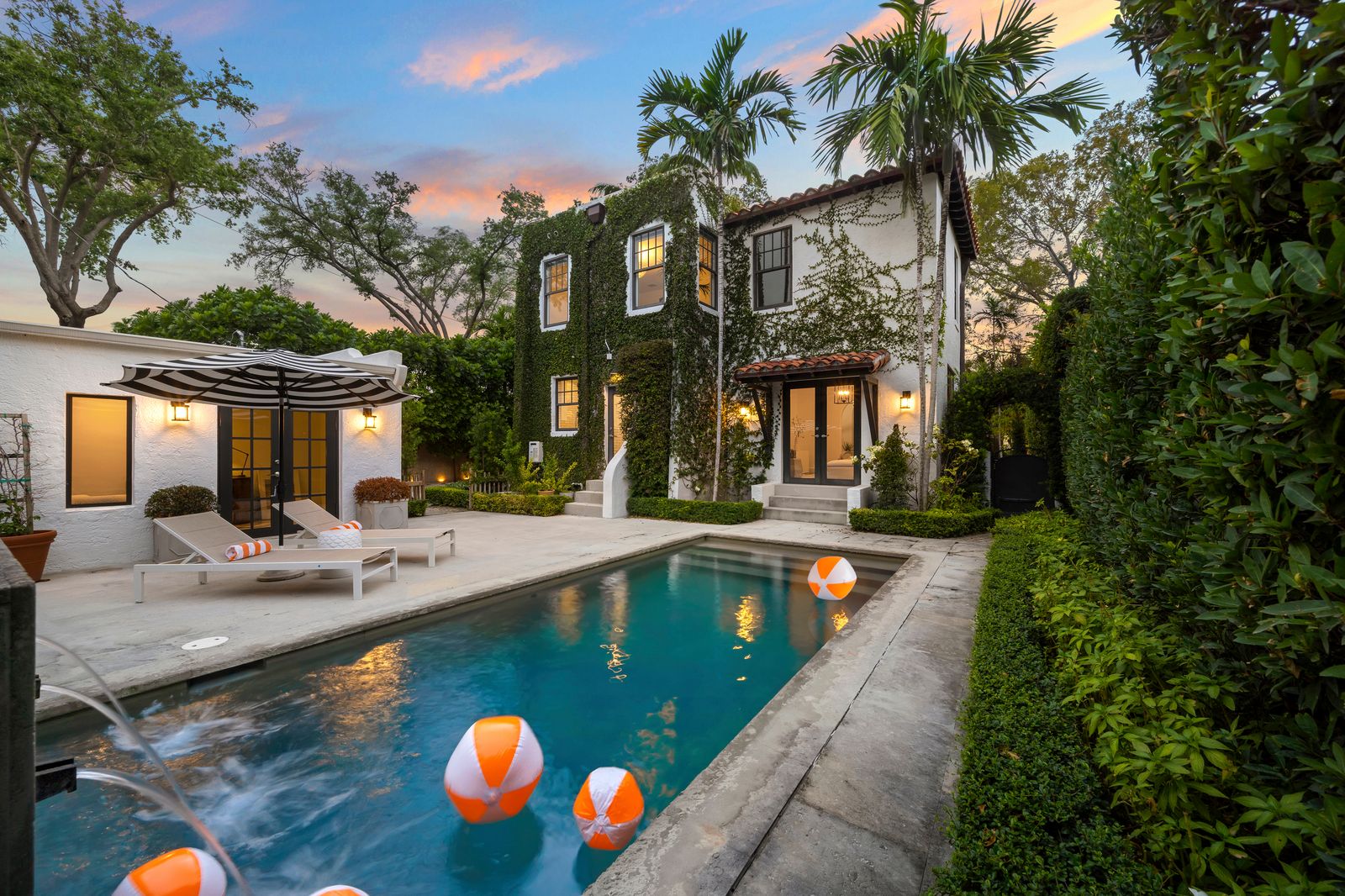 Ivy-Covered Charm and Designer Finishes in Miami’s Coveted Upper ...