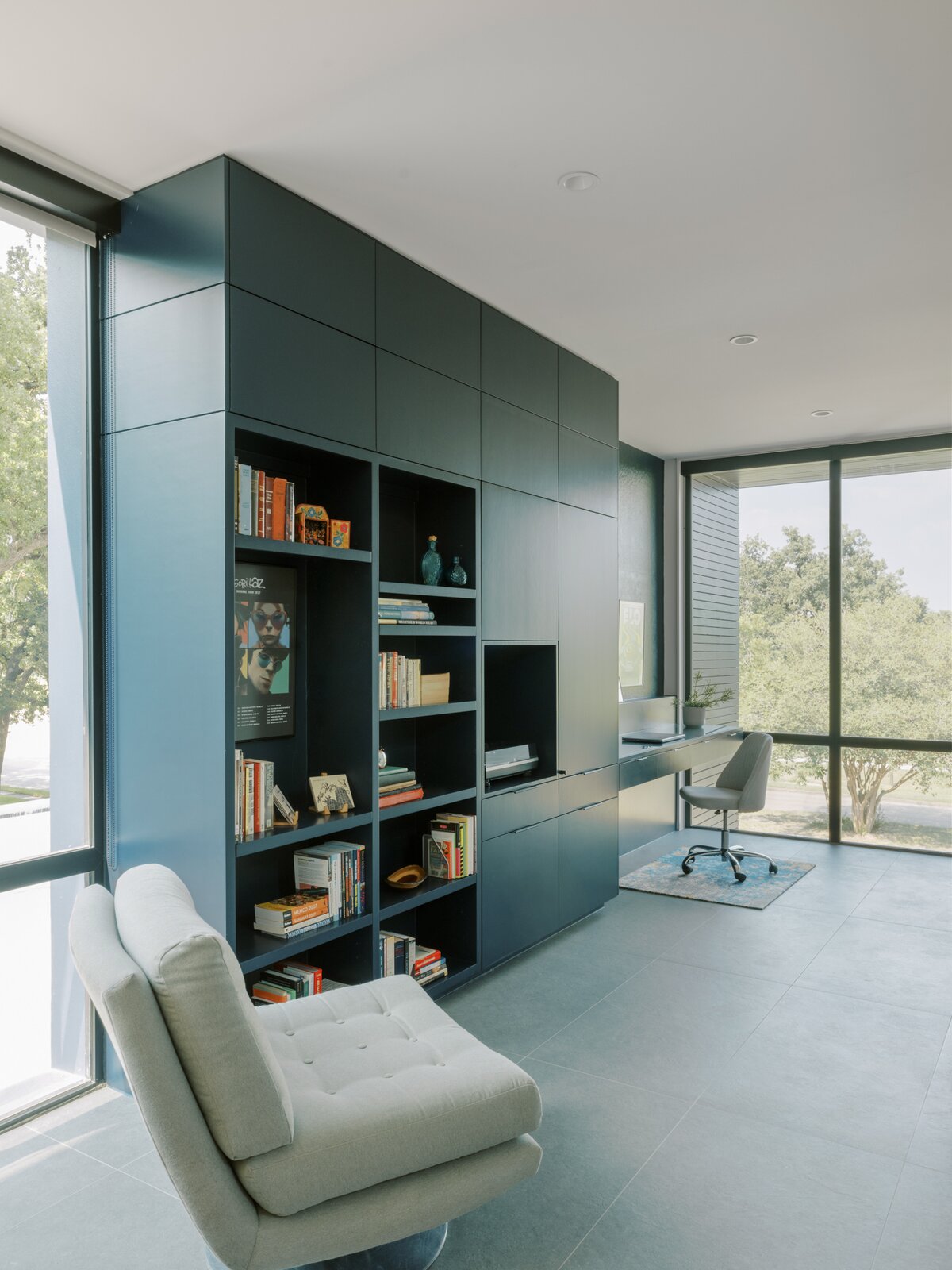 Photo 6 of 15 in Tile, Texas Stone, and Concrete Rule in This Soaring ...
