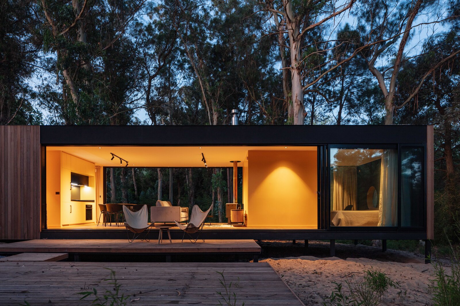 Photo 4 of 15 in A Prefab Cabin Camouflaged in a South American Forest ...
