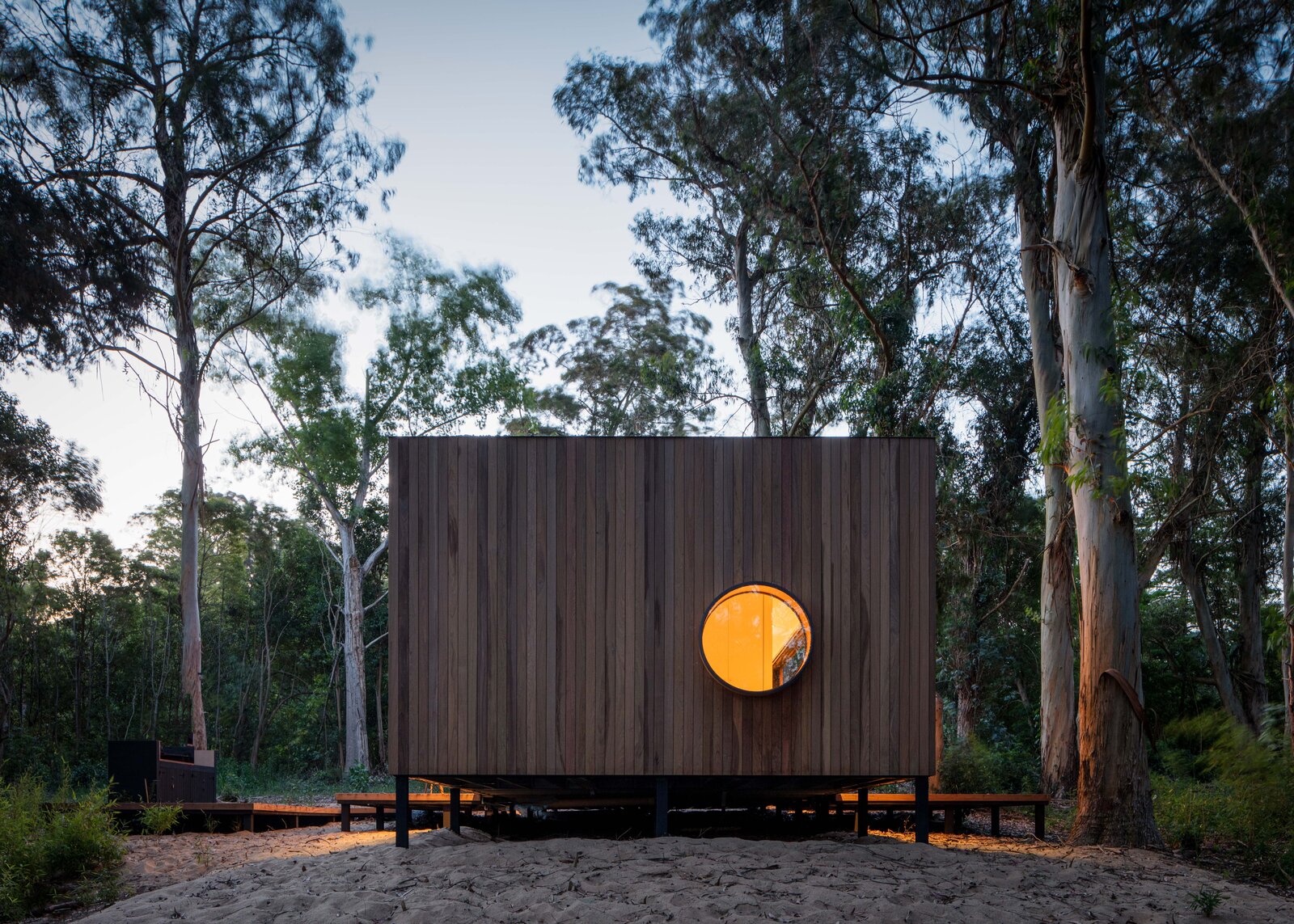 Photo 10 of 15 in A Prefab Cabin Camouflaged in a South American Forest ...