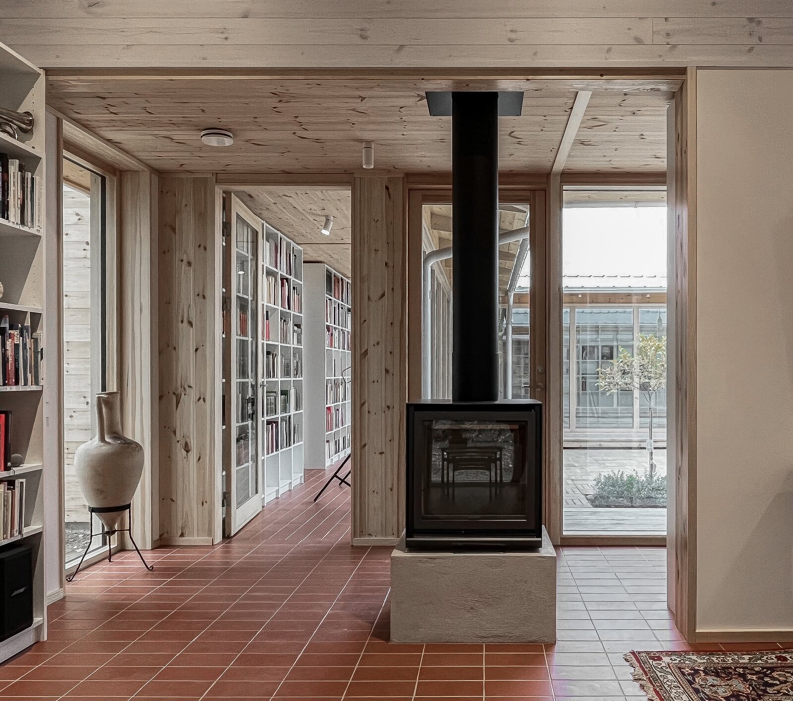 Photo 7 of 21 in This Book-Filled Swedish Cabin Is a Bibliophile’s ...