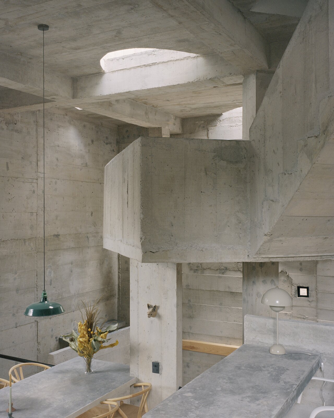 Photo 13 of 22 in This Board-Formed Concrete “Cabin” Has the Longest ...